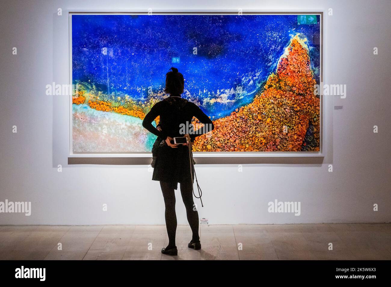 London, UK. 10th Oct, 2022. Richard Mosse's immersive video ...