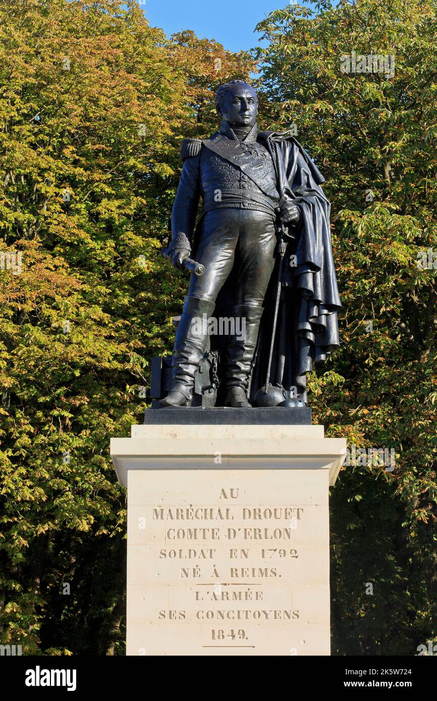 Monument to Jean-Baptiste Drouet, Comte d'Erlon (1765- 1844), Marshal ...