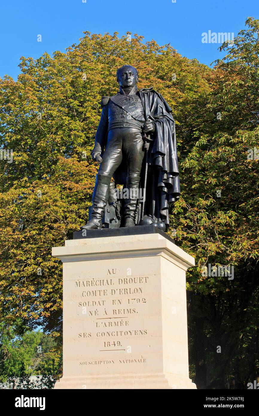 Monument to Jean-Baptiste Drouet, Comte d'Erlon (1765- 1844), Marshal ...