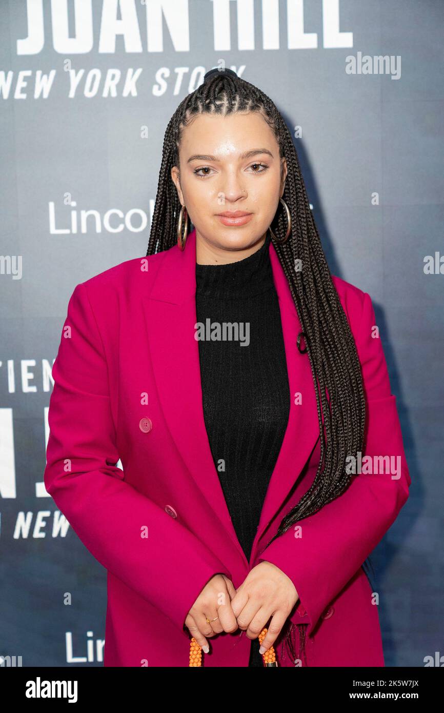 Elena Pinderhughes attends opening night at David Geffen Hall. Musician ...