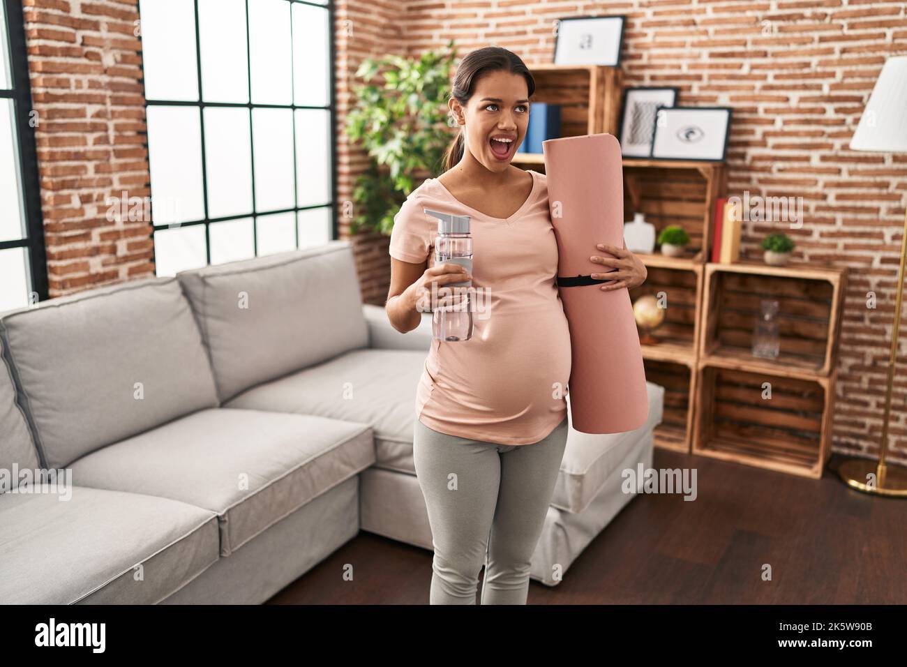 Pregnant yoga angry hi-res stock photography and images - Alamy