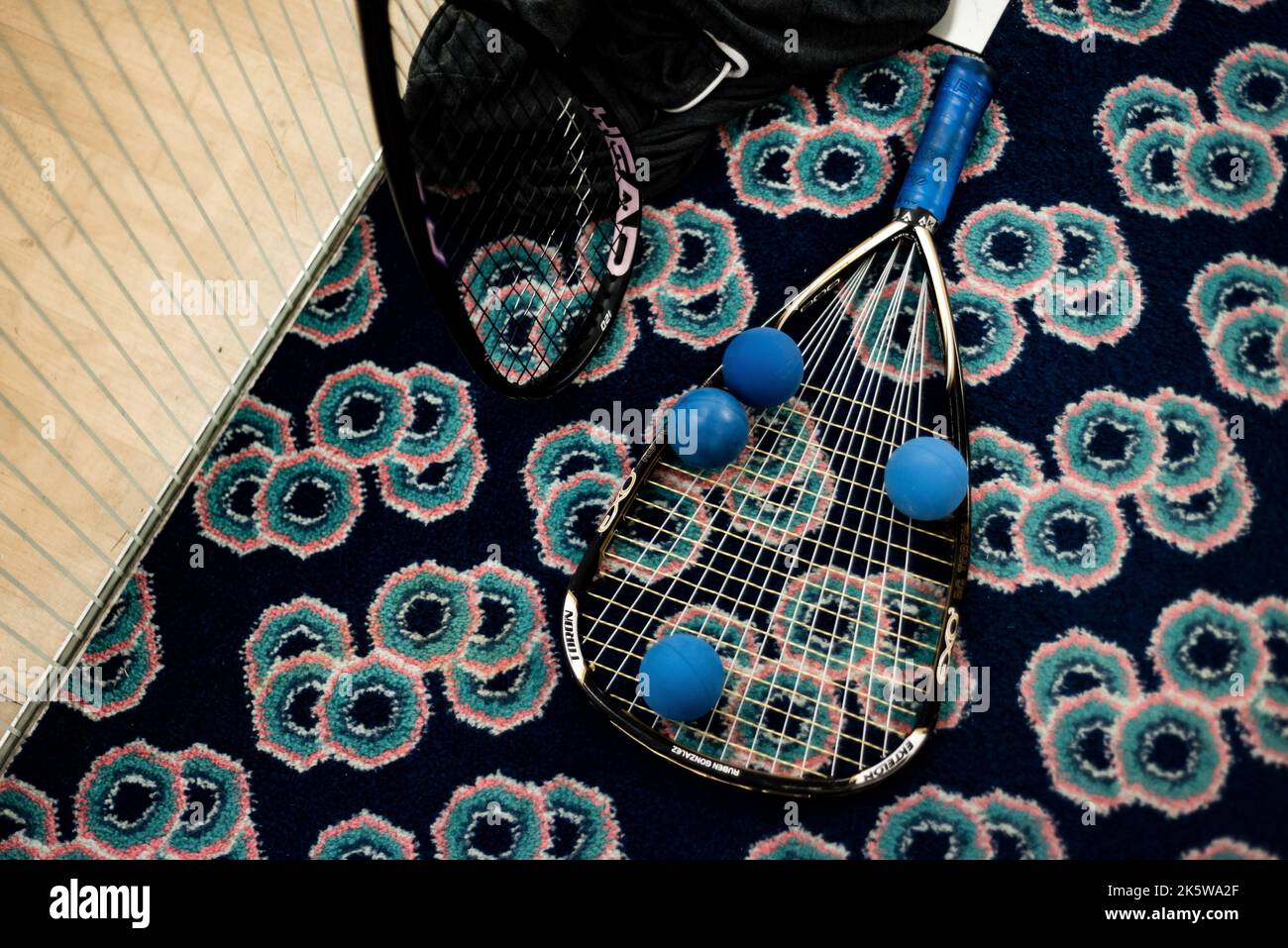 Squash training with Nick Matthew and Sanne Veldkamp, using the ...