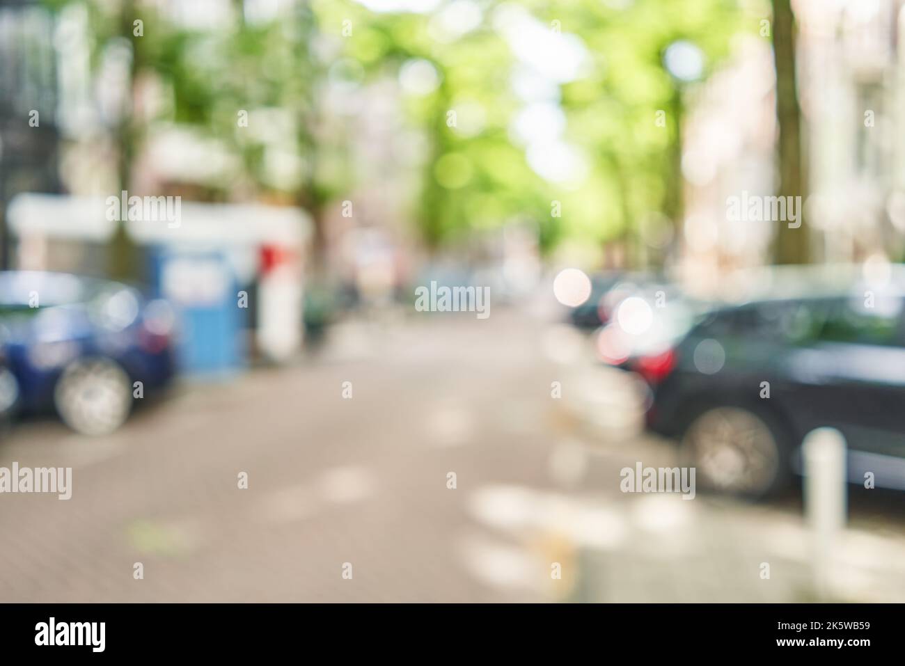 Blurred background of street Stock Photo - Alamy