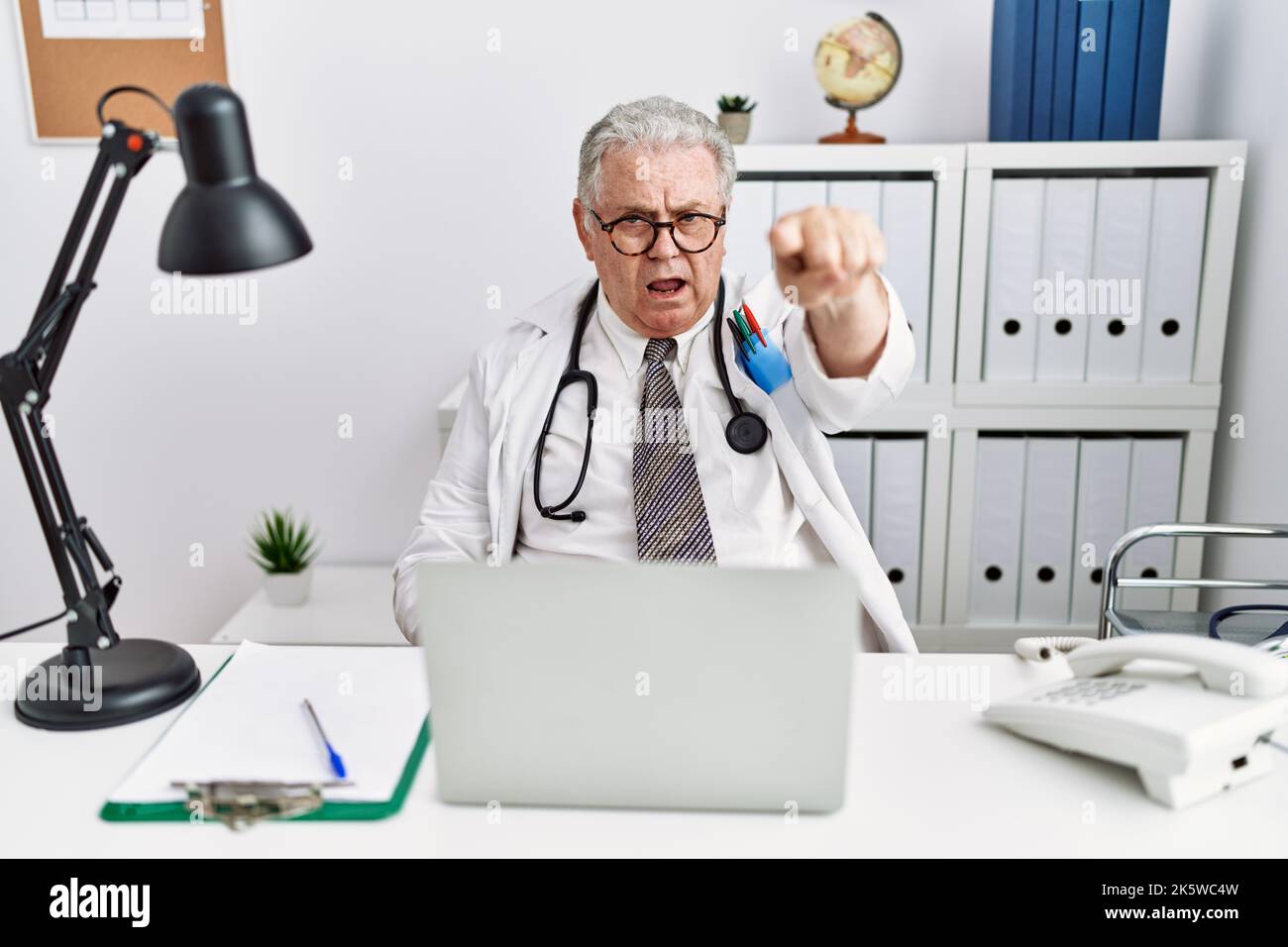 Finger pointing blame nurse hi-res stock photography and images - Alamy