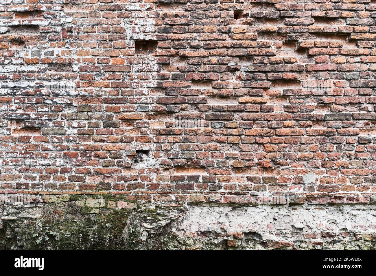 Decay brick wall surface background Stock Photo - Alamy