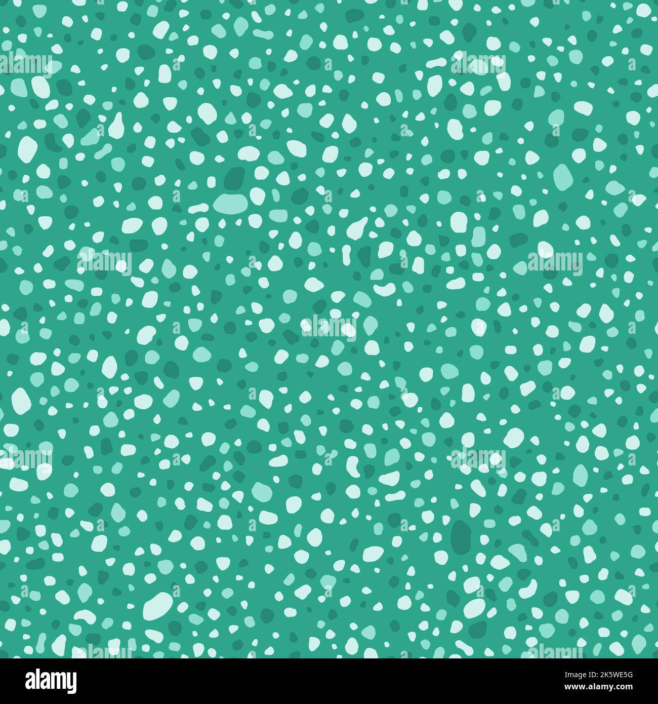 Chaotic polka dots fashion print. Irregular spots and blobs seamless ...