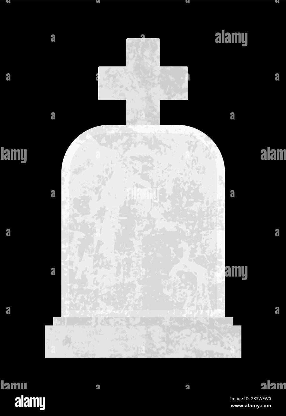 Headstone Cross Clipart Vector