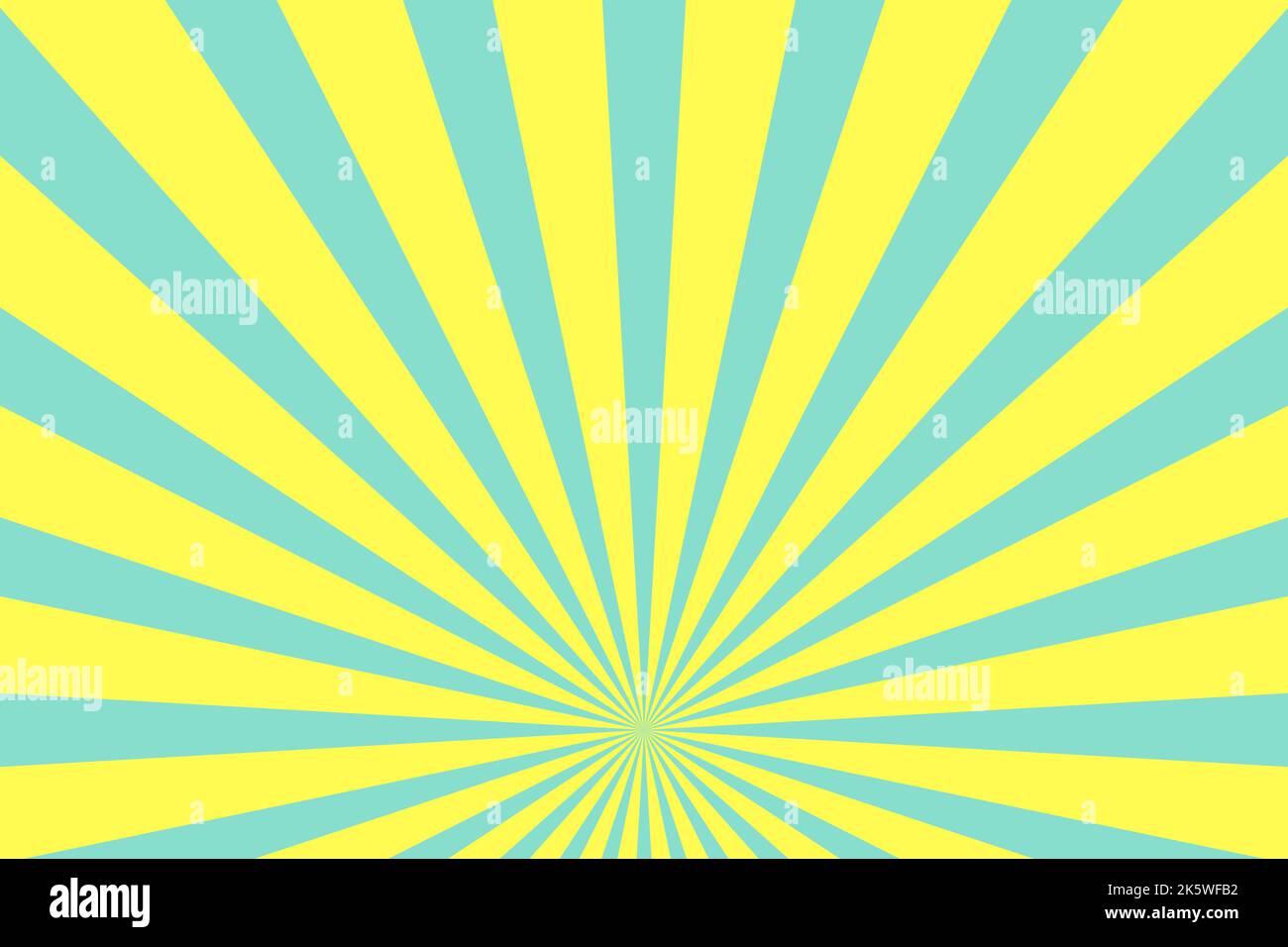 Retro background rays. Sunburst pattern yellow blue product marketing ...