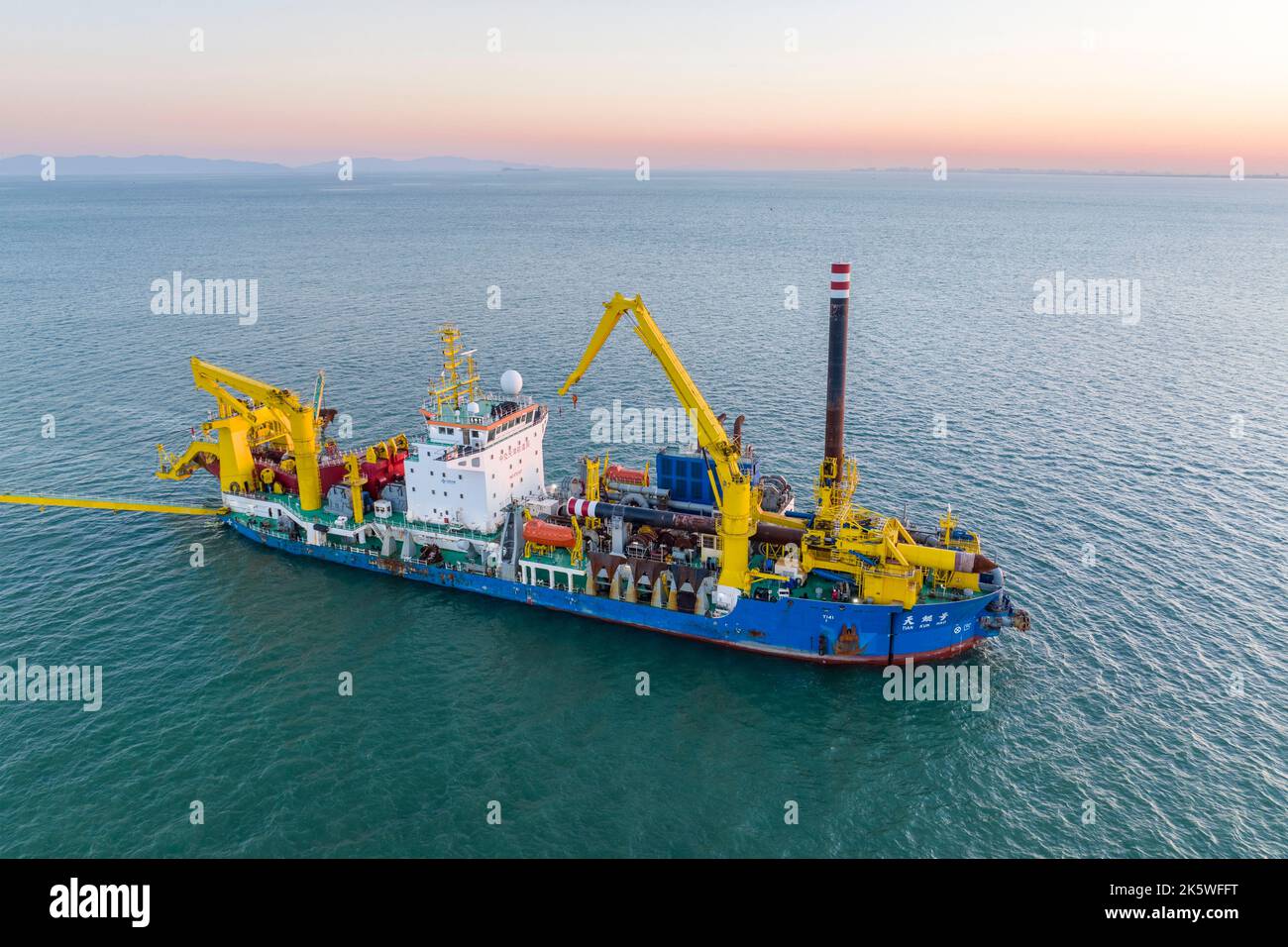 LIANYUNGANG, CHINA - OCTOBER 10, 2022 - TIAN KUN HAO, Asia's largest ...