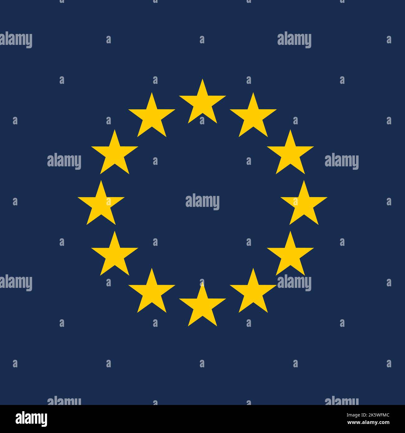 European Union stars symbol. Twelve stars isolated symbol. EU vector ...