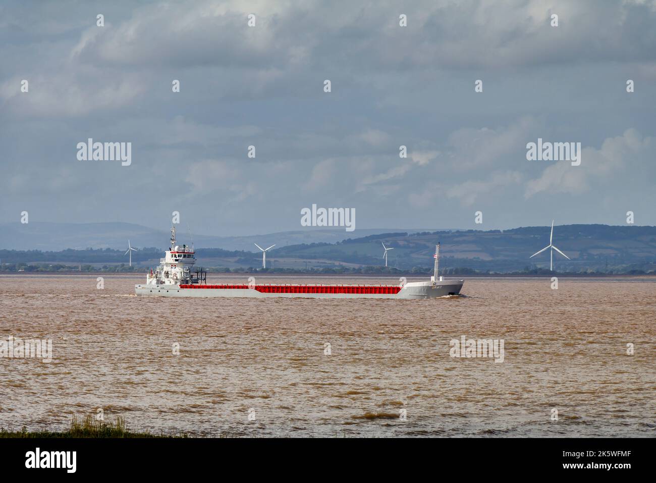 Coastal vessel Drait heading into port Stock Photo - Alamy