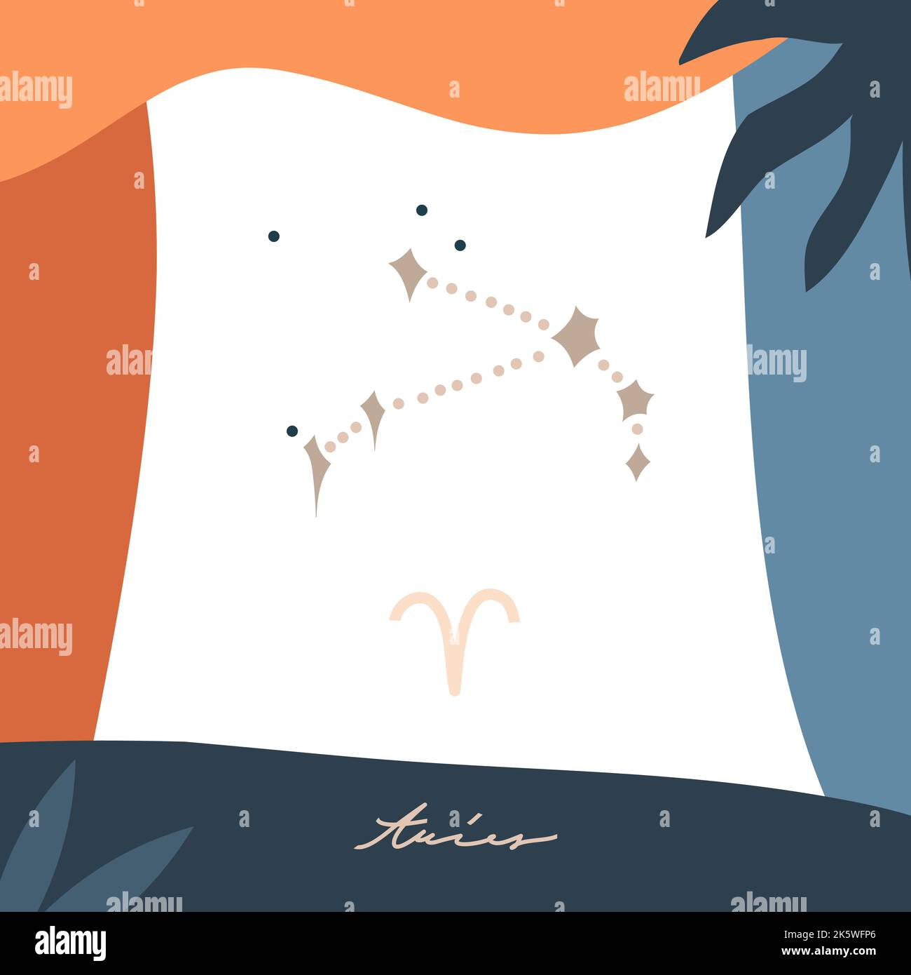 Hand drawn vector abstract stock graphic simple astrology celestial ...