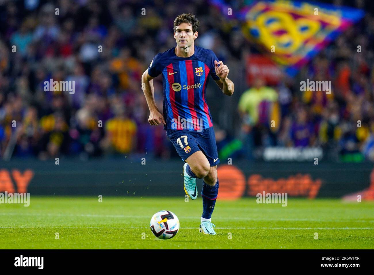 Marcos Alonso of FC Barcelona during the La Liga match between FC ...