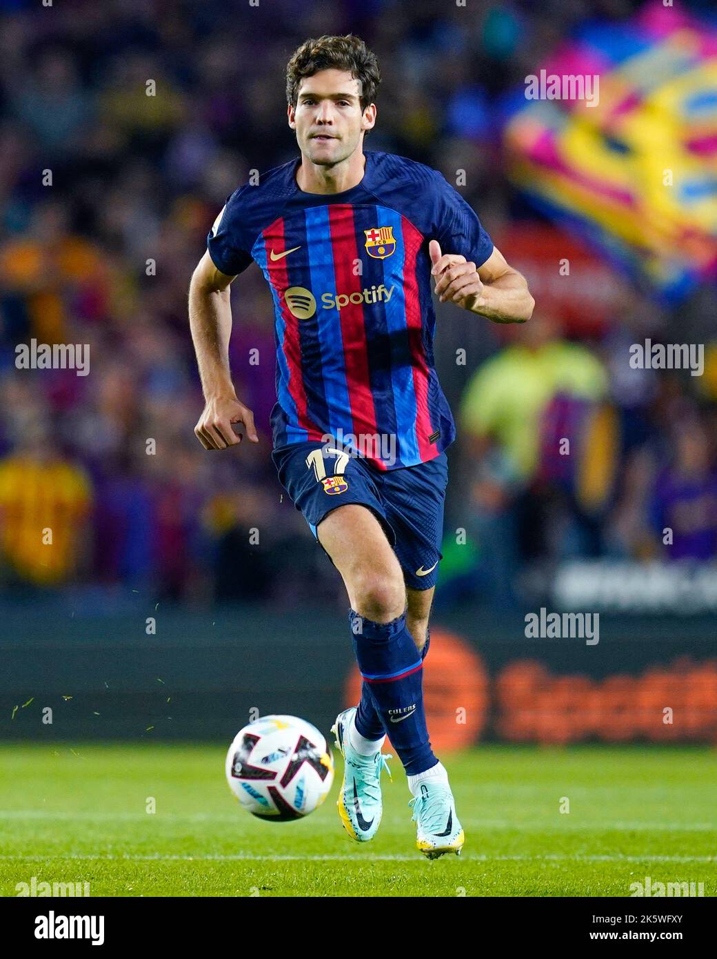 Marcos Alonso of FC Barcelona during the La Liga match between FC ...