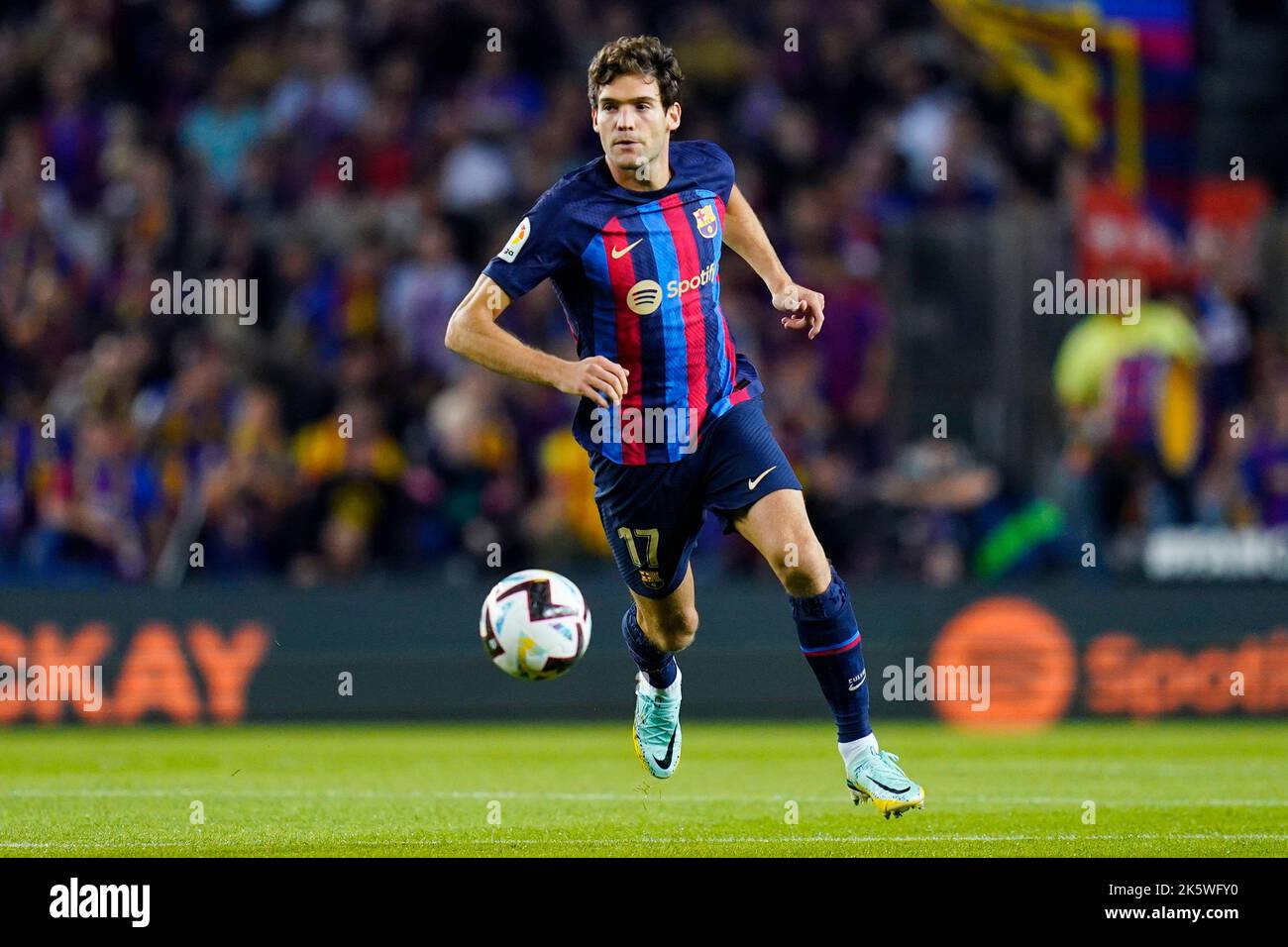 Marcos Alonso of FC Barcelona during the La Liga match between FC ...