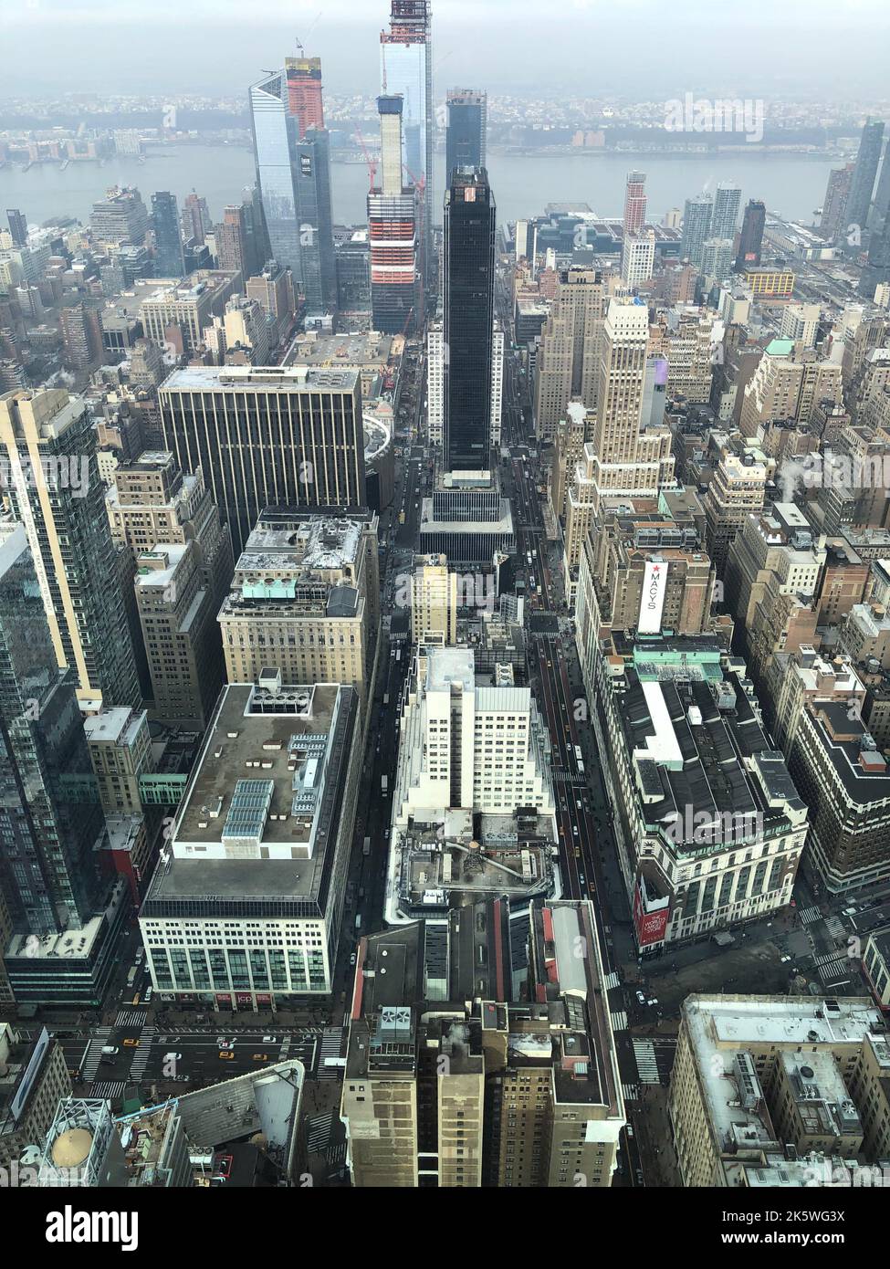 An aerial view of the New York City buildings Stock Photo - Alamy