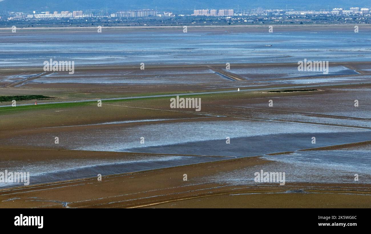 NANJING, CHINA - OCTOBER 10, 2022 - An aerial view shows the exposed ...