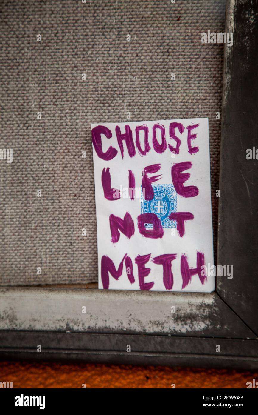 Choose life not meth Stock Photo - Alamy
