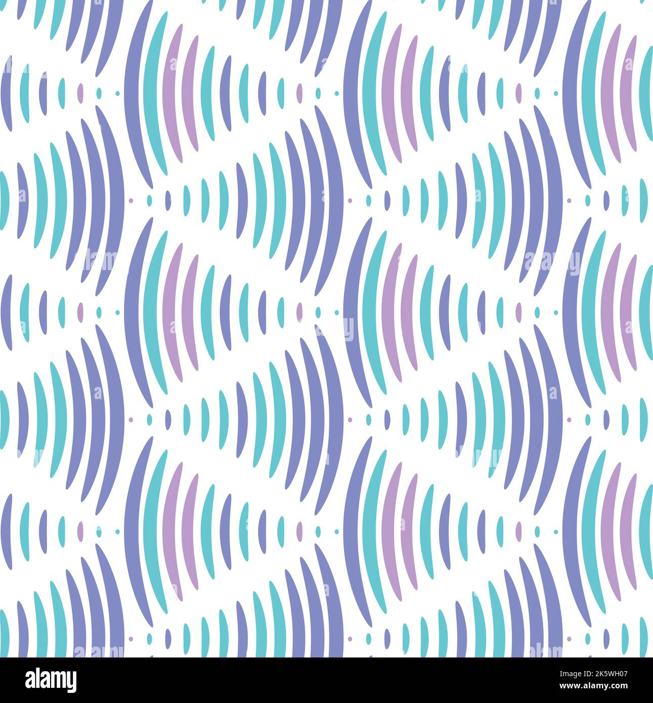 Wavy pattern of lines on a transparent background. Vector seamless ...