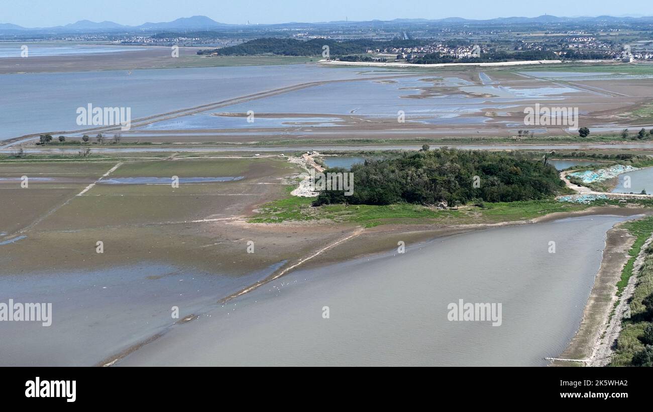 NANJING, CHINA - OCTOBER 10, 2022 - An aerial view shows the exposed ...