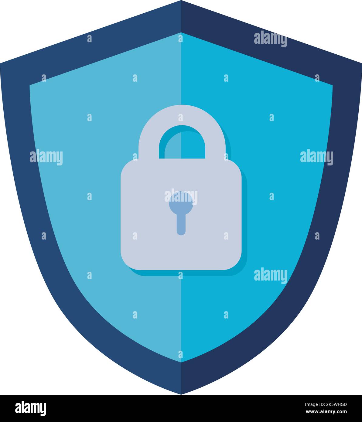 security shield with padlock Stock Vector Image & Art - Alamy