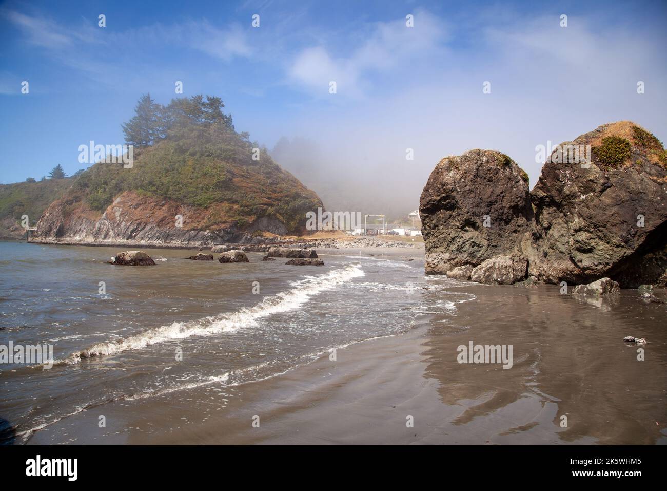 Trinidad Harbor in Northern California Stock Photo - Alamy
