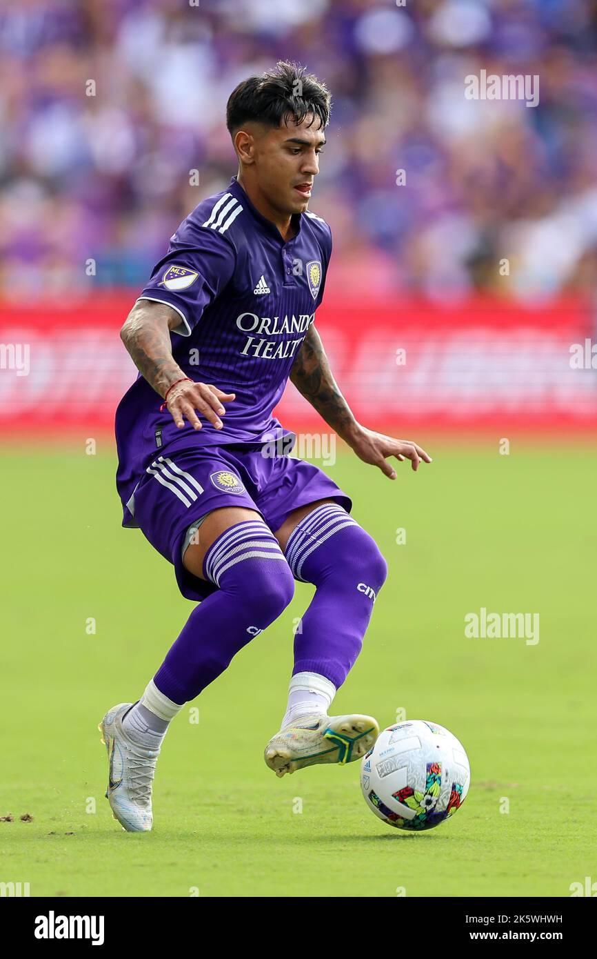 October 9, 2022: Orlando City forward FACUNDO TORRES (17) attacks the ...