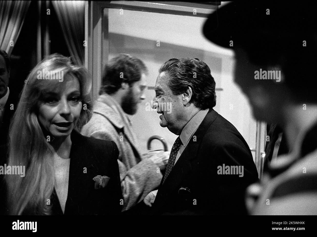 Octavio Paz, Mexican writer, poet and diplomat, at a new magazine lunch ...