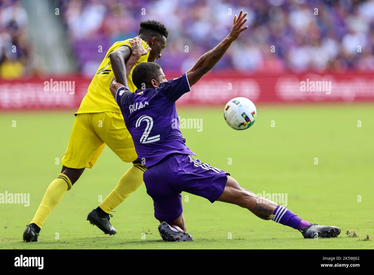 October 9, 2022: Orlando City defender RUAN (2) competes for the ball ...