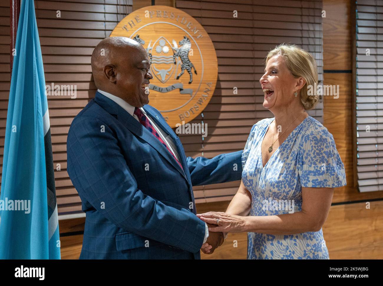 The Countess of Wessex meets the President of the Republic of Botswana ...