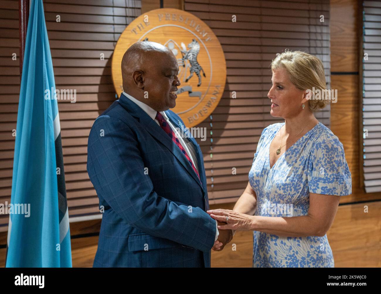 The Countess of Wessex meets the President of the Republic of Botswana ...