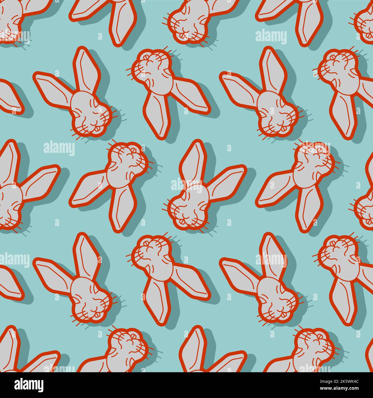 Seamless rabbit hi-res stock photography and images - Alamy