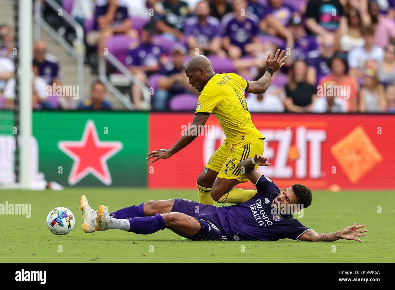 October 9, 2022: Orlando City midfielder JÃšNIOR URSO (11) makes a ...