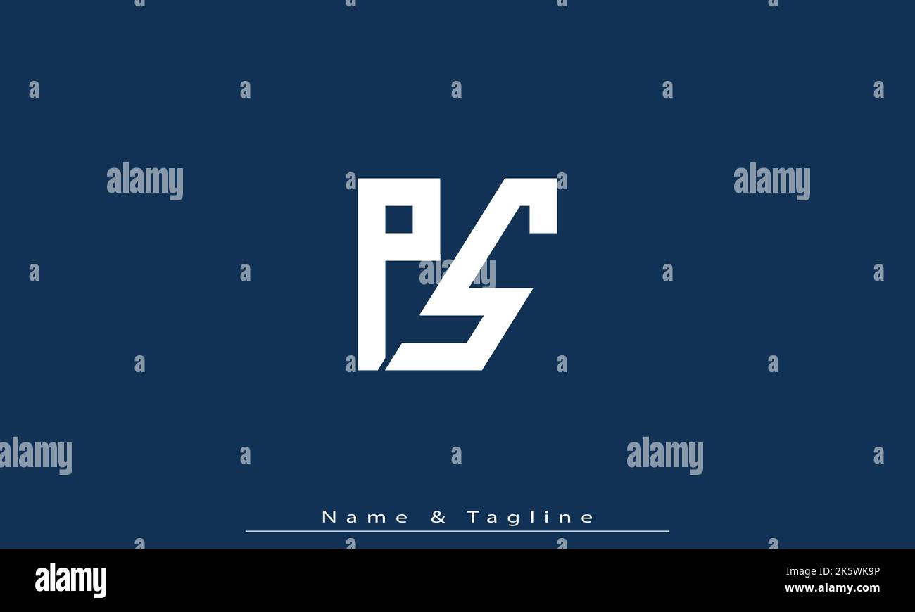 Alphabet letters Initials Monogram logo PS , SP Stock Vector Image ...