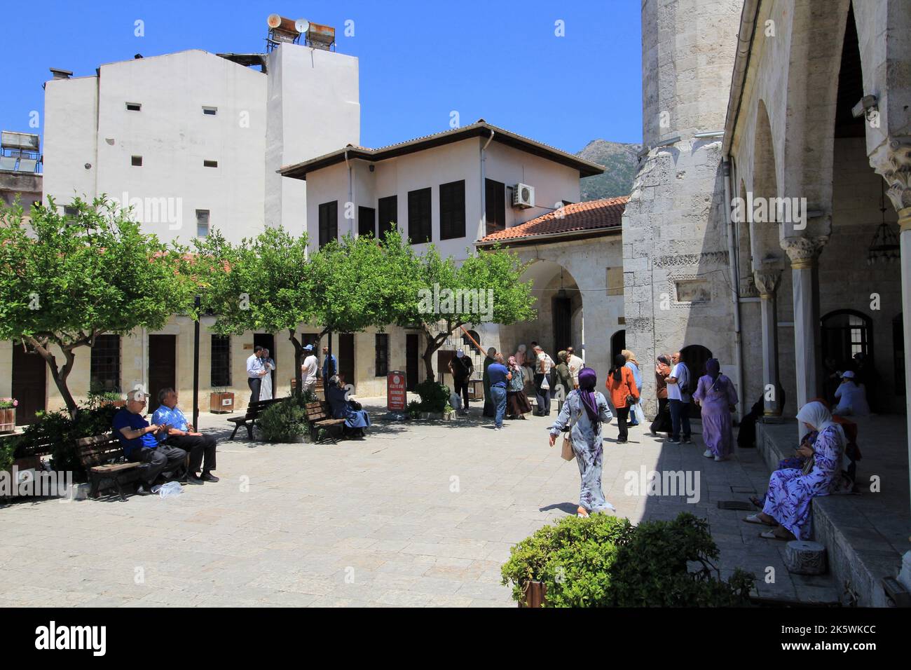 Habibi Neccar Mosque was built on top of a Pagan temple during the ...