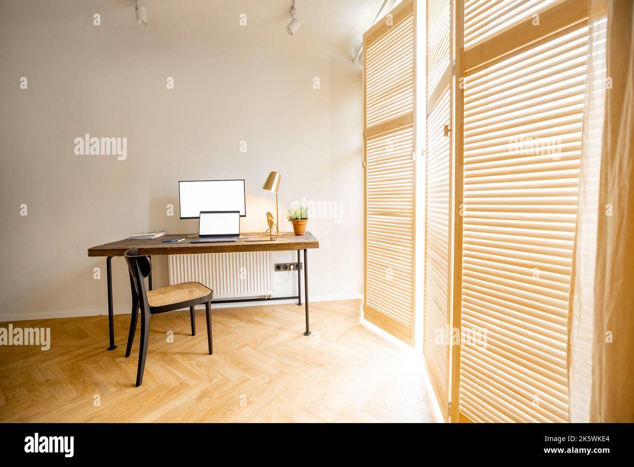Stylish workplace at home office Stock Photo - Alamy