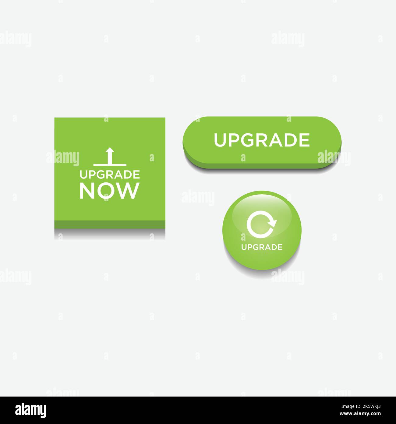 Upgrade now button vector. Upgrade now button or label on white background Stock Vector Image ...