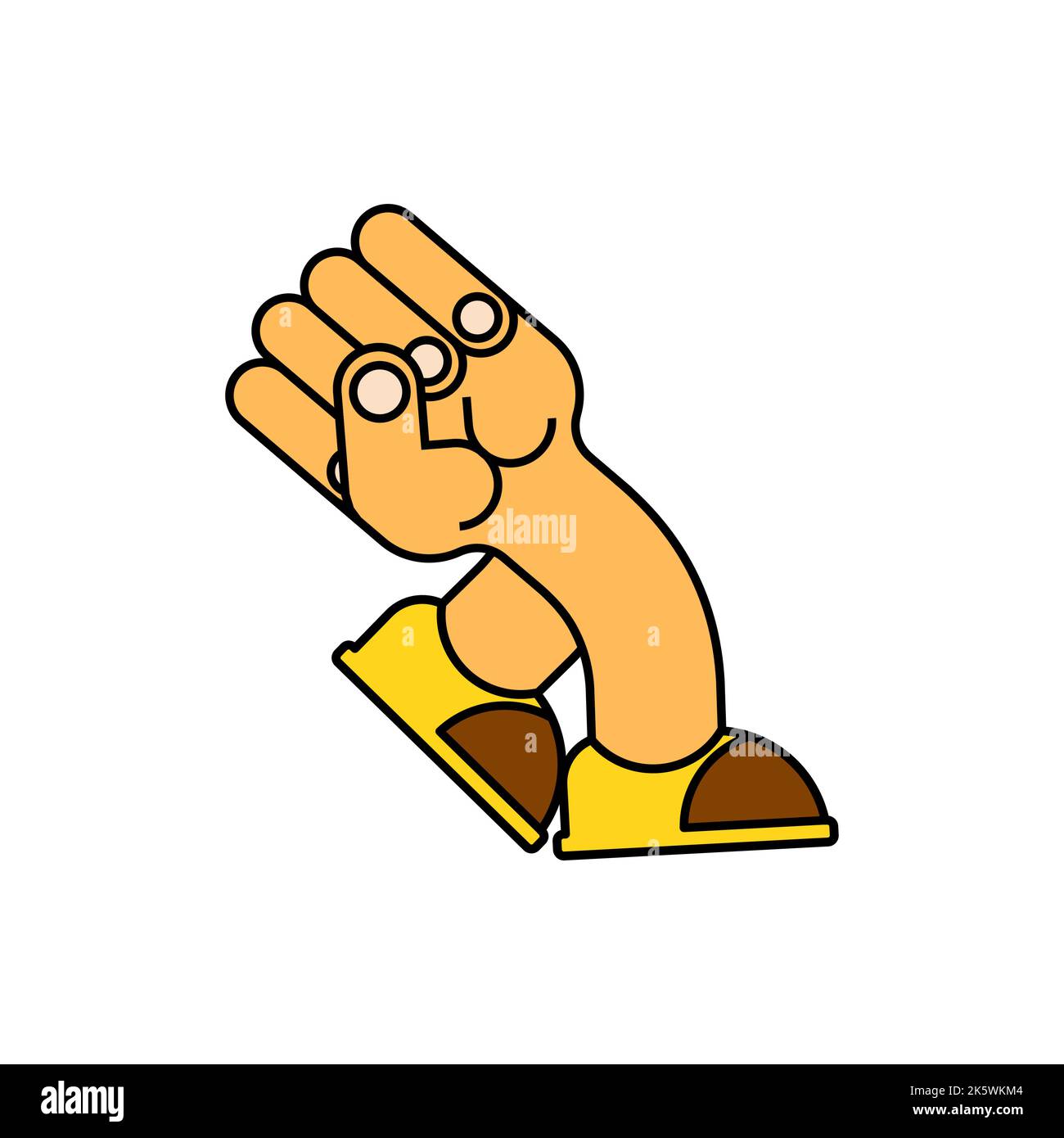 Running fist. fist run. Vector illustration Stock Vector Image & Art ...
