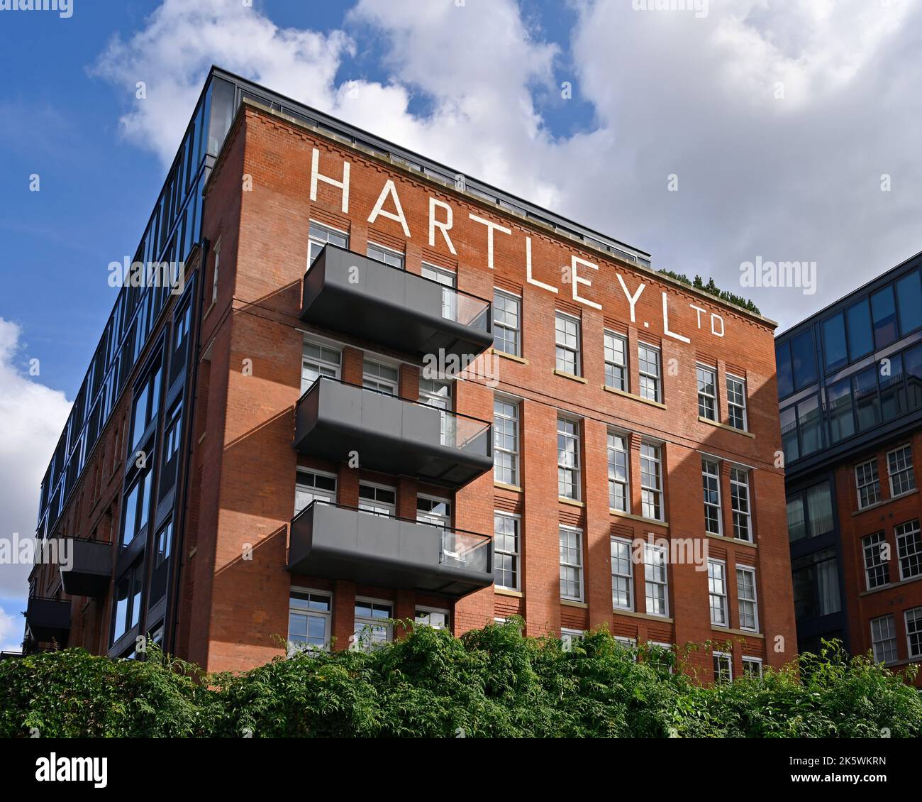 The former Hartleys Jam factory under the cloudy sky, London Stock ...