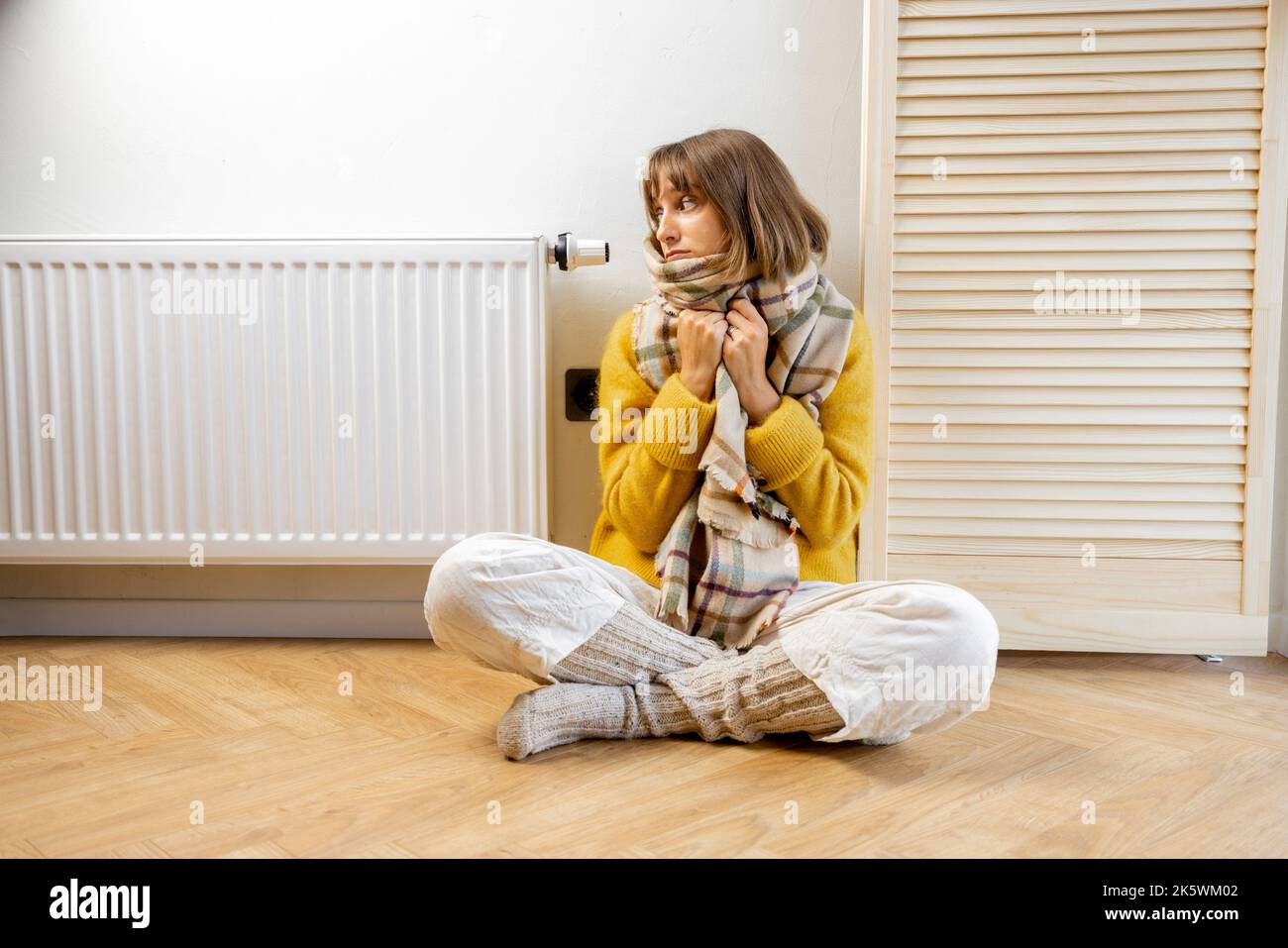 Woman energy heater hi-res stock photography and images - Alamy