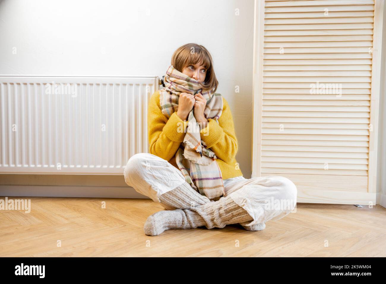 Woman energy heater hi-res stock photography and images - Alamy