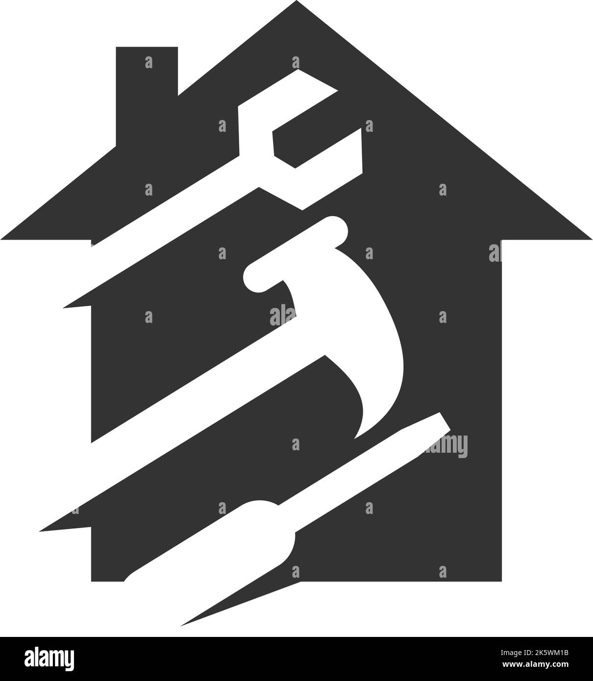 construction renovation fast logo Icon Illustration Brand Identity ...