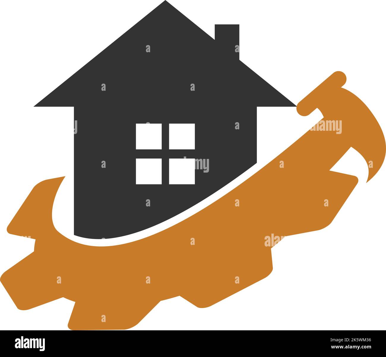construction renovation fast logo Icon Illustration Brand Identity ...