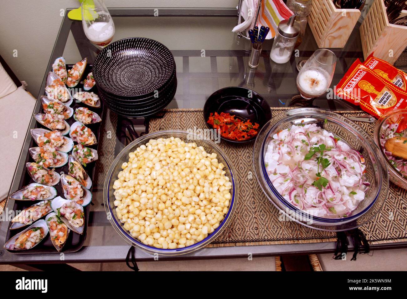 Peruvian food choros la hi-res stock photography and images - Alamy