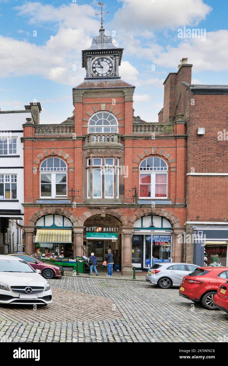 Butter Market an indoor market at Market Place, Leek town centre ...