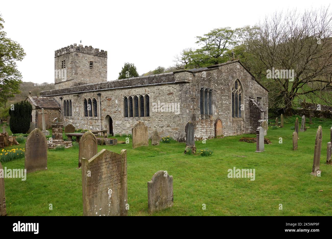 St Michael and All Angles Church in Hubberholme in Langstrothdale ...