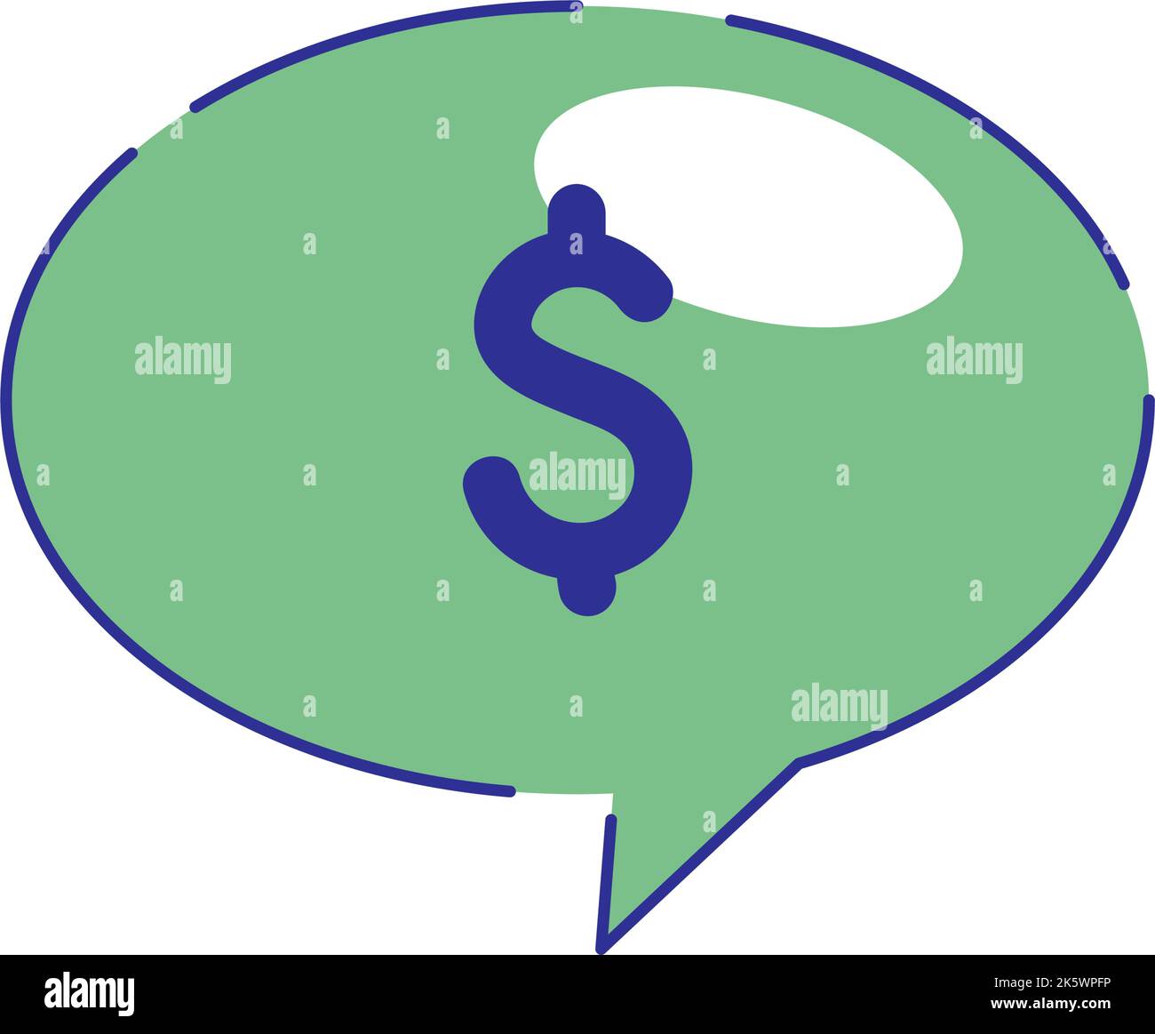 speech bubble with money symbol Stock Vector Image & Art - Alamy