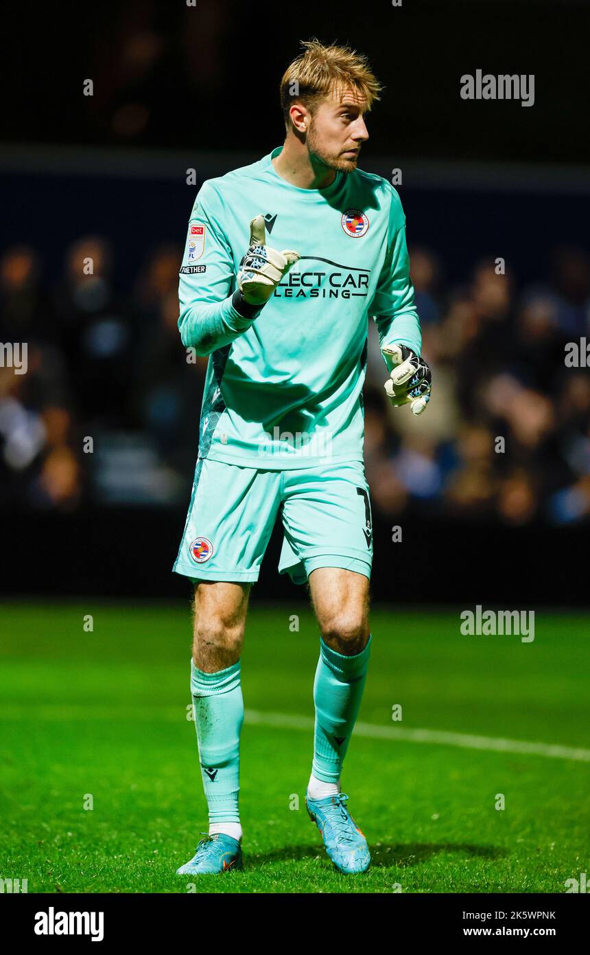 Reading goalkeeper Joe Lumley in action during the Sky Bet Championship ...