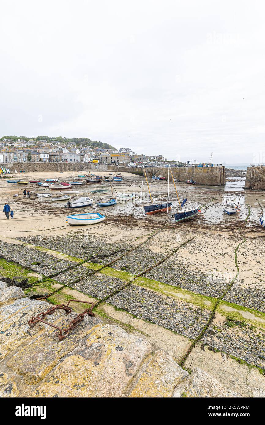 Mousehole harbour, Cornwall, United Kingdom Stock Photo - Alamy