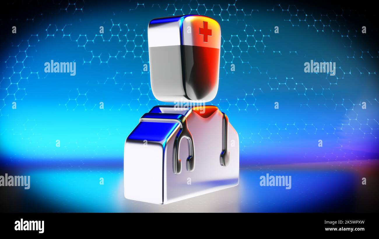 Medical icon - 3D Illustration Stock Photo - Alamy